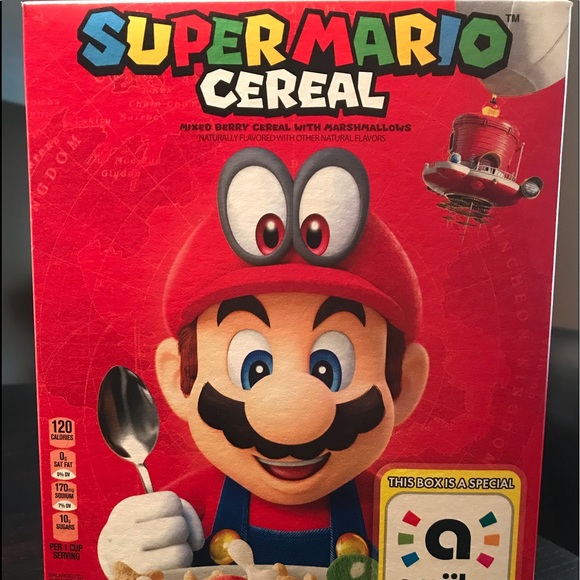 Other | Limited Edition Super Mario Cereal Box | Poshmark